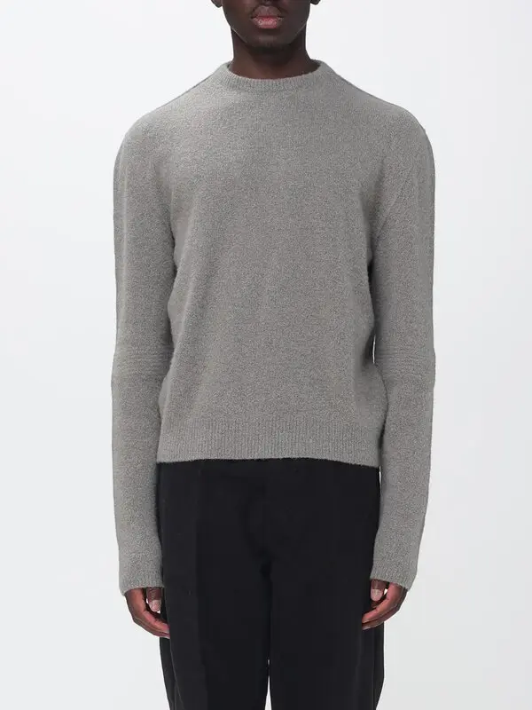Rick Owens Crewneck Cashmere Blend Sweater - Dust