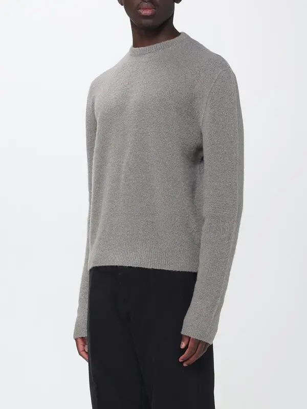 Rick Owens Crewneck Cashmere Blend Sweater - Dust