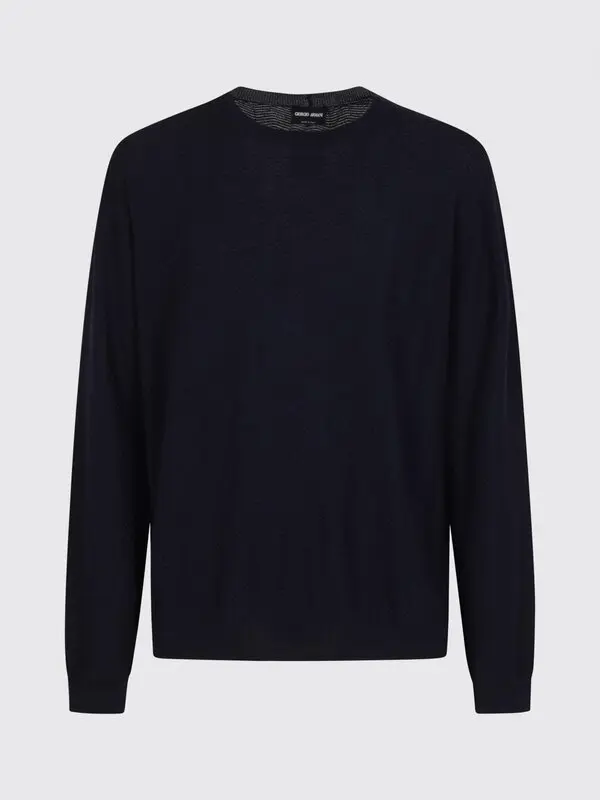 Giorgio Armani Cotton And Silk Blend Crewneck Sweater