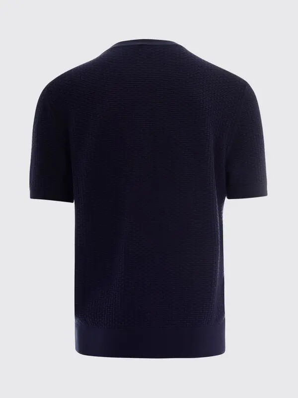 BOSS Cotton Crew Neck Sweater - Blue