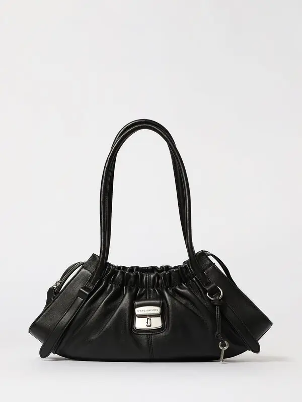 Marc Jacobs Leather Shoulder Bag - Black