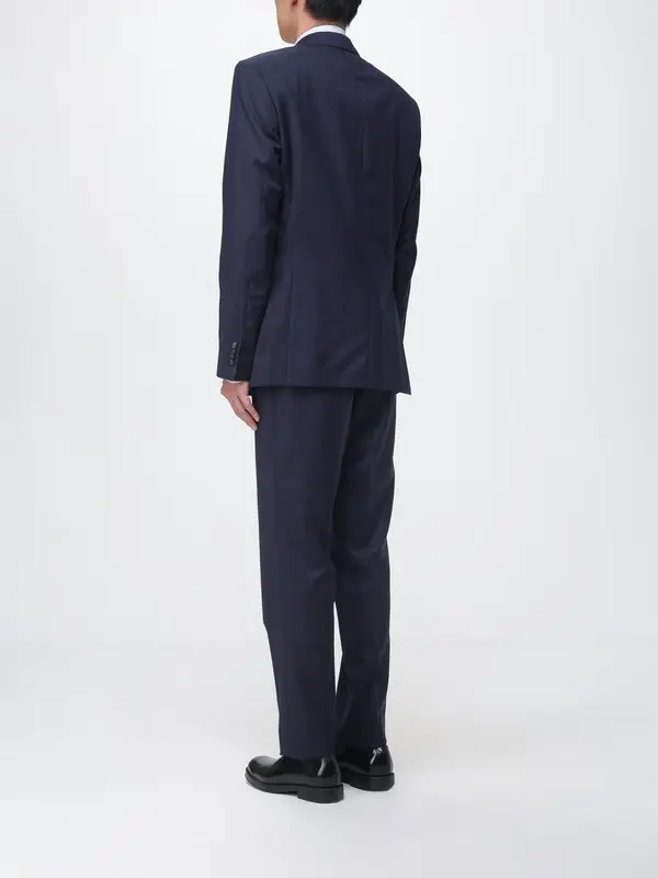 BOSS Single Breasted Suit In Virgin Wool
