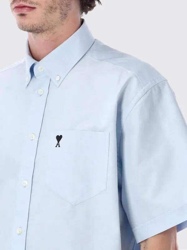 AMI Paris Shirt Colour - Blue