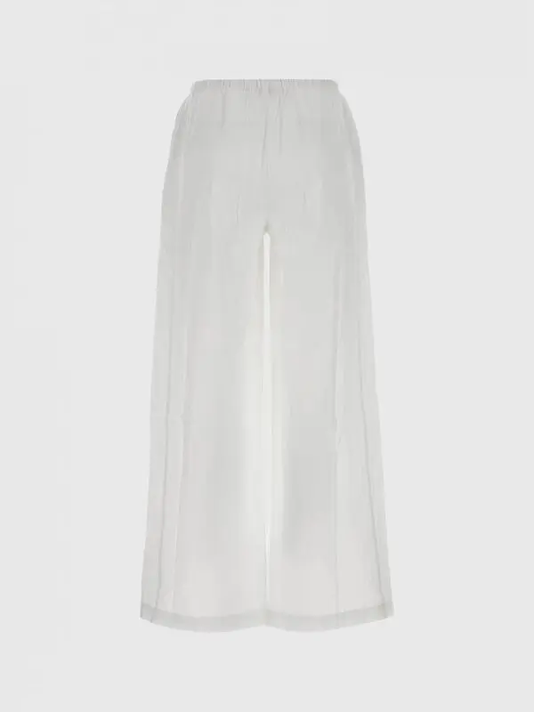 Gimaguas High-waisted Wide-leg Cotton Palazzo Pants