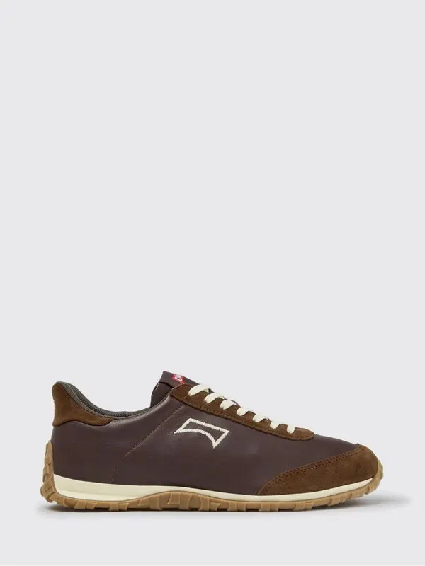 Camper Drift Walk Leather And Suede Sneakers With Vibram Sole