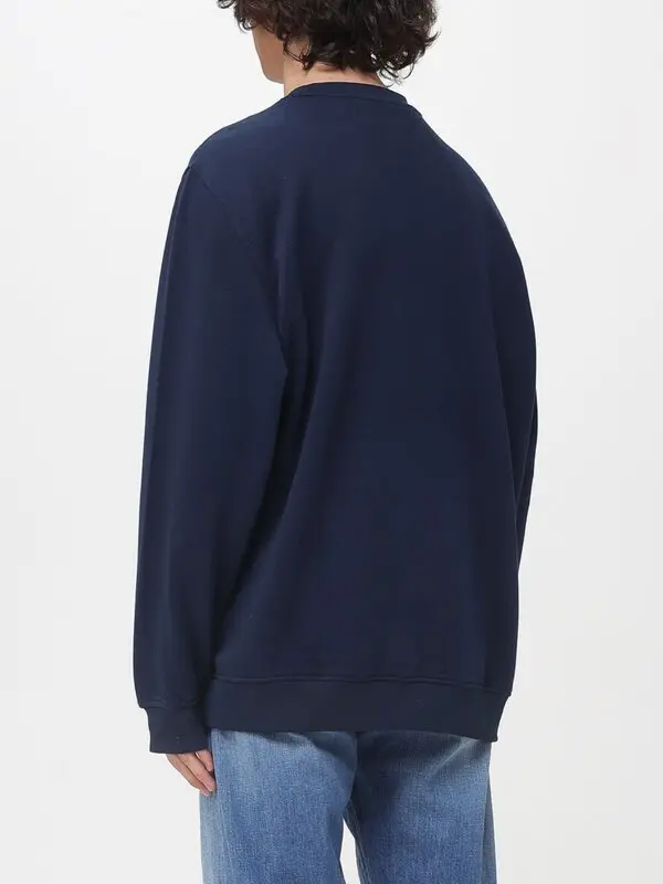 Tommy Hilfiger Relaxed Cotton Sweatshirt With Logo - Blue