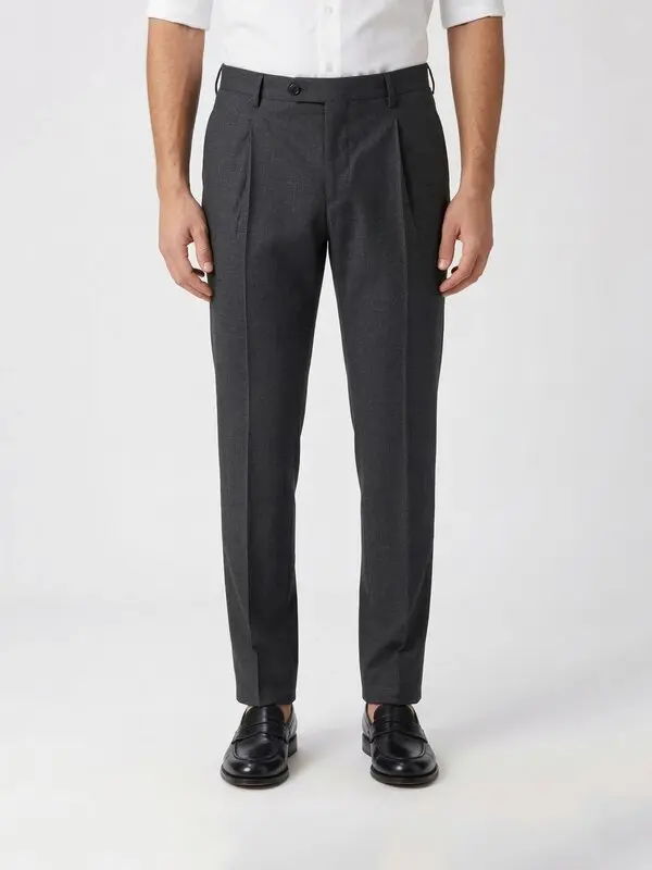 PT TORINO Stretch Cotton Tailored Trousers