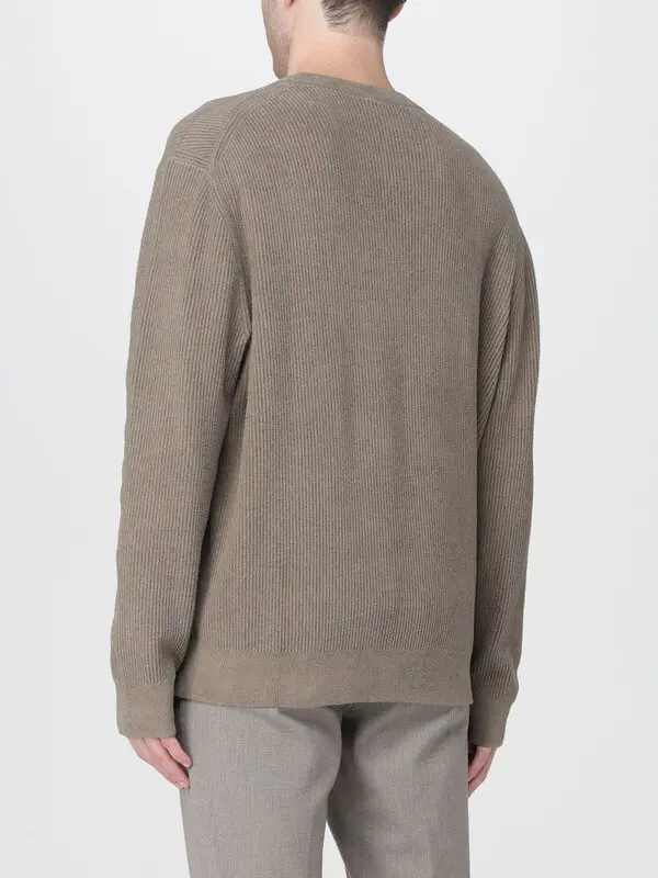 BOSS Ribbed Crew Neck Pullover
