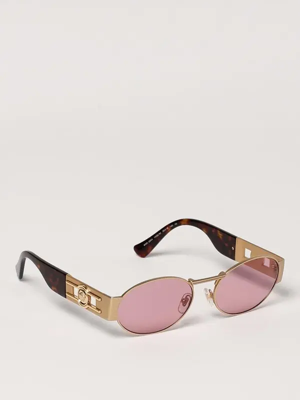 Versace Oval Sunglasses - Gold