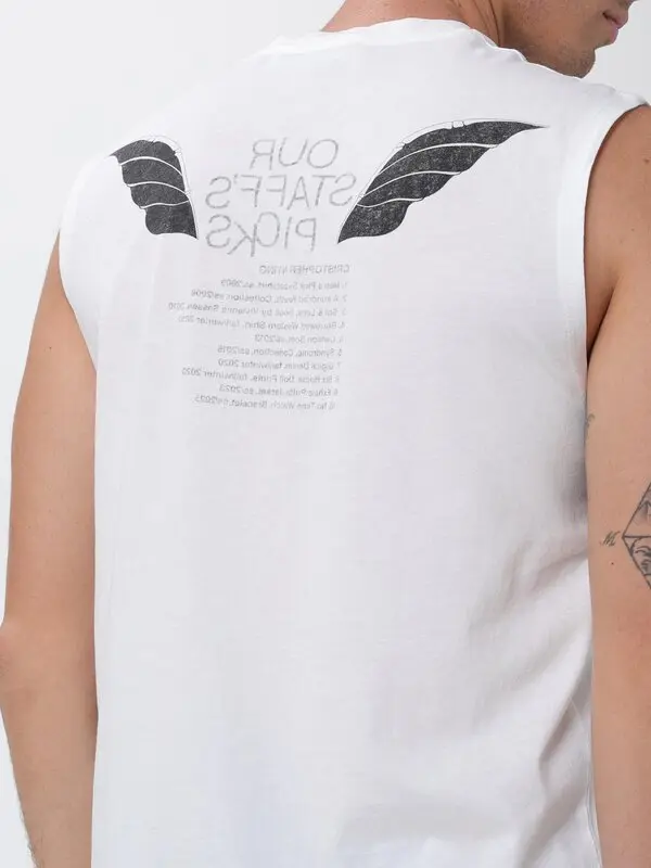 Our Legacy Cotton Tank Top With Crew Neck And Rear Logo