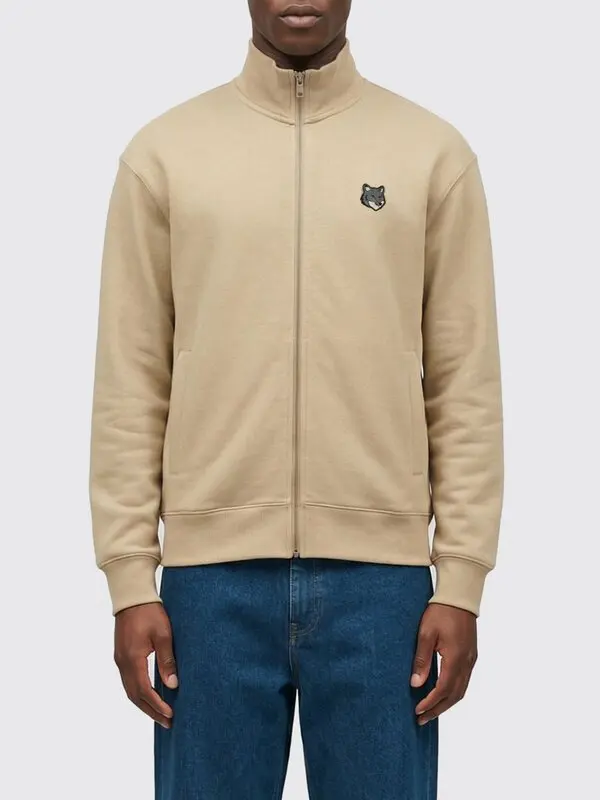 Maison Kitsuné Organic Cotton Sweatshirt With Logo
