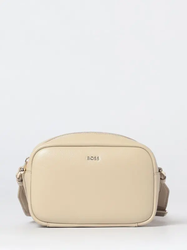 BOSS Sandy Faux Leather Bag - Beige