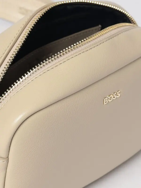 BOSS Sandy Faux Leather Bag - Beige