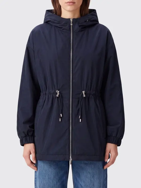 MOORER Galilea-stp Short Technical Fabric Hooded Windbreaker Jacket