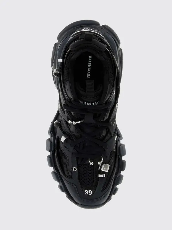 Balenciaga Track Piercing Embellished Mesh Sneakers
