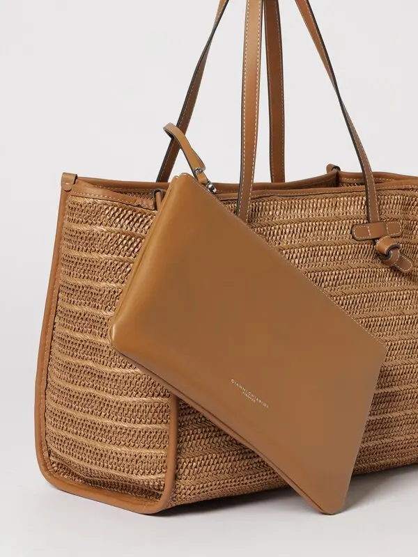 GIANNI CHIARINI Woven Tote Bag - Leather