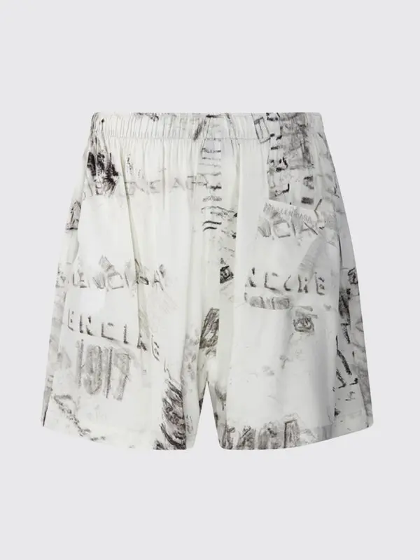 Balenciaga Graphic Print Shorts