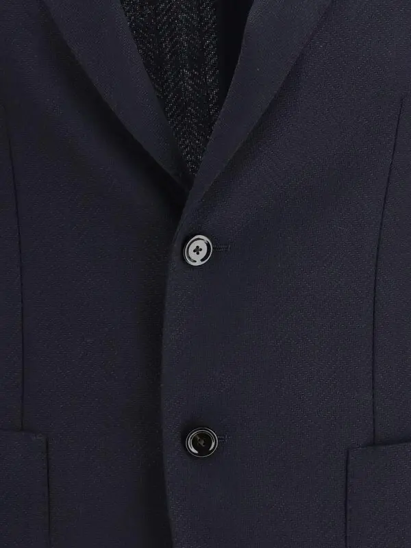LARDINI Single-breasted Wool Blazer
