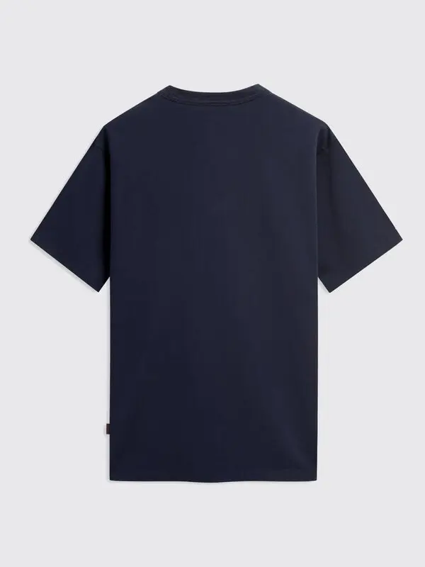 SEBAGO Crew-neck Short-sleeved Cotton T-shirt With Applied Logo