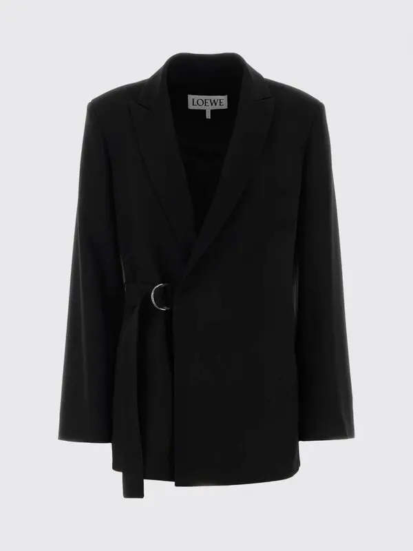 Loewe Wool Blazer With Belt