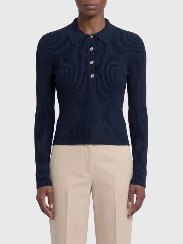 Michael Kors Viscose Knit Polo Shirt