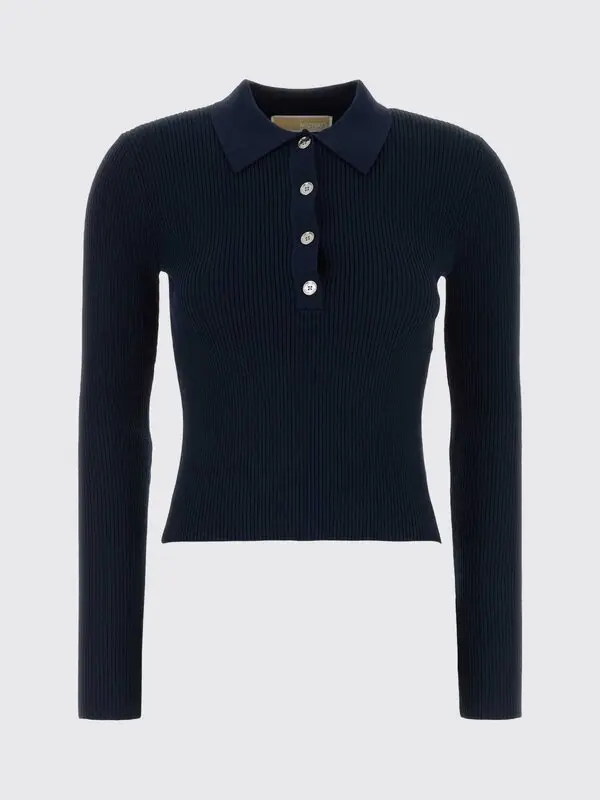 Michael Kors Viscose Knit Polo Shirt
