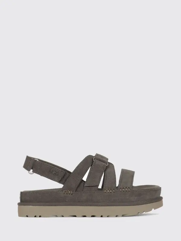 UGG Goldenstar Gleam Suede Sandals - Grey