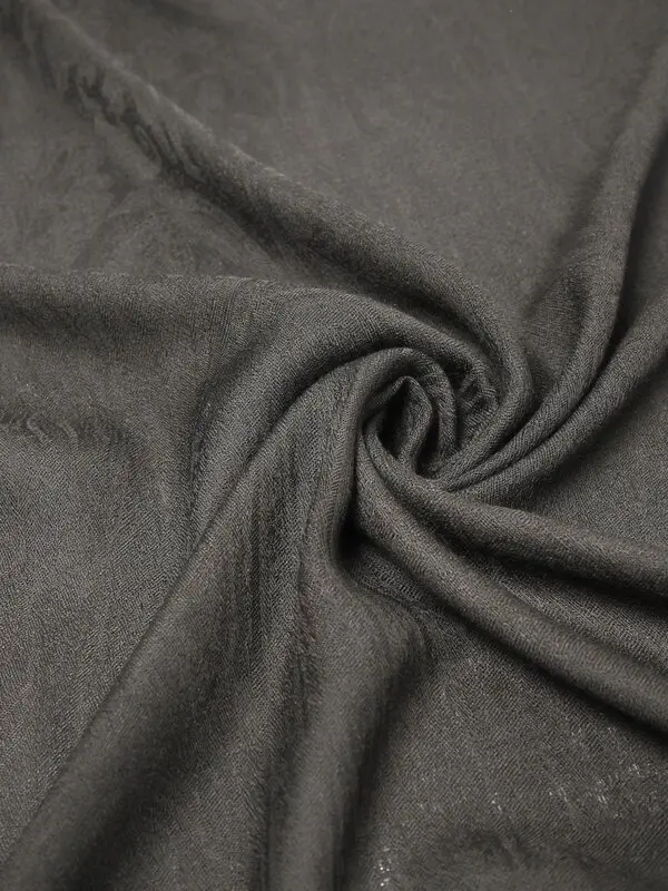 Max Mara Wool And Silk Stole - Black