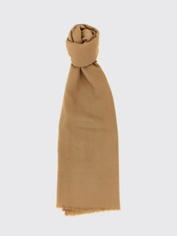 Max Mara Wool And Silk Stole - Brown