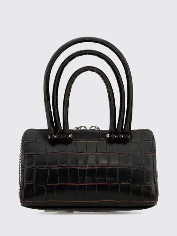 Attico Mini Friday Crocodile Print Leather Bag