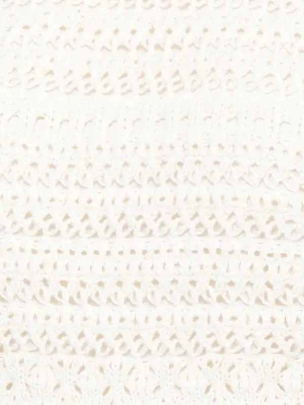 Fabiana Filippi Sleeveless Midi Dress With Crochet Bodice