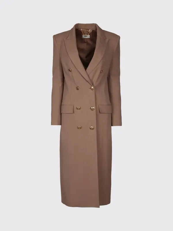 Elisabetta Franchi Double-breasted Long Coat