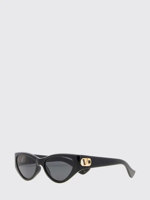 Valentino Garavani Acetate Cat-eye Sunglasses With Vlogo - Black