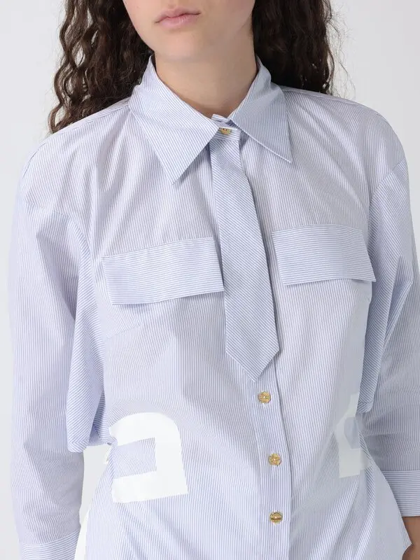 Elisabetta Franchi Regimental Striped Shirt