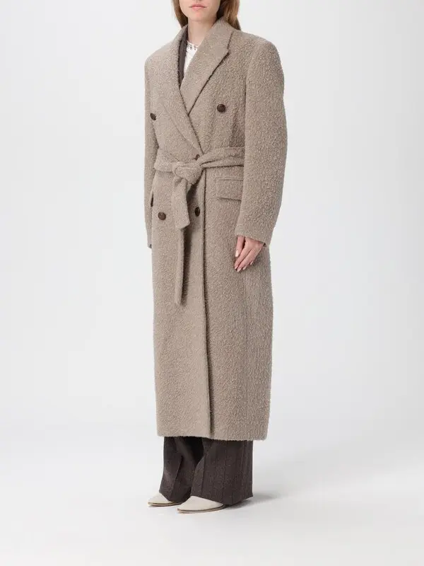 GOLDEN GOOSE Double Breasted Belted Coat
