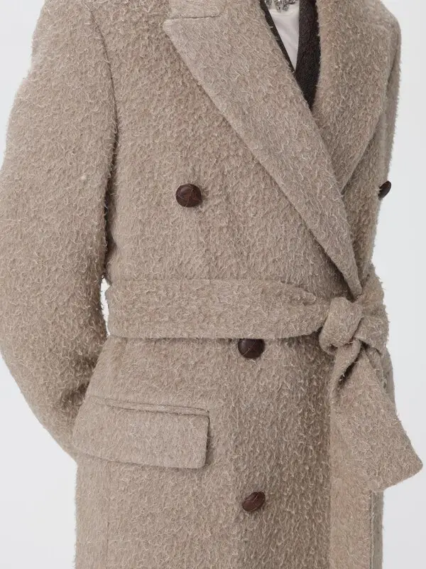 GOLDEN GOOSE Double Breasted Belted Coat
