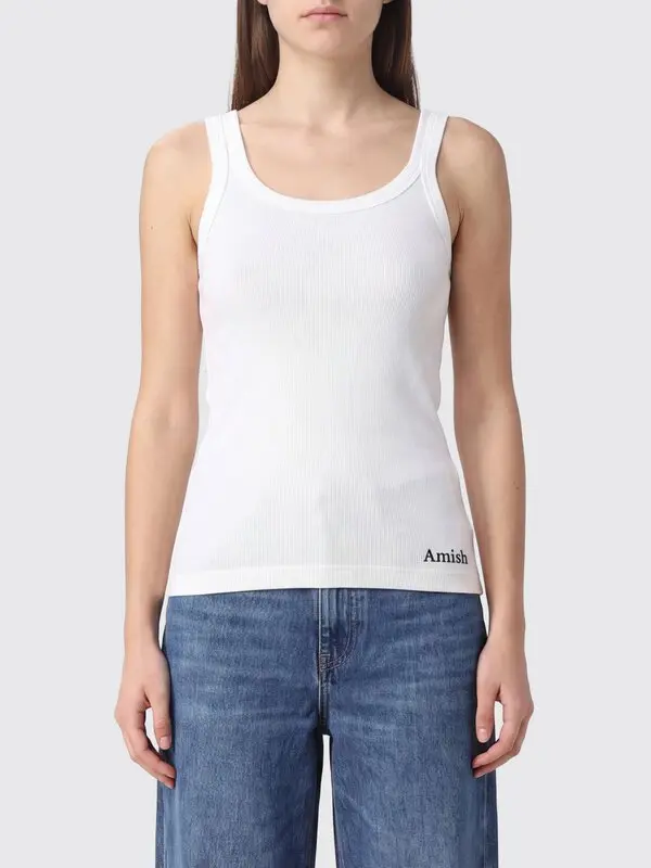 AMISH SUPPLIES Slim Fit Cotton U-neck Tank Top With Thin Straps
