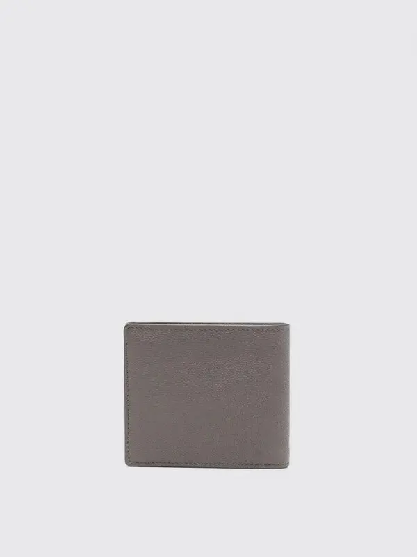 TOD'S T Timeless Grained Leather Wallet