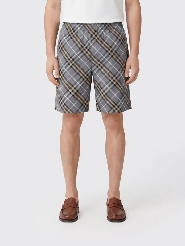 Burberry Check Nylon Swim Shorts
