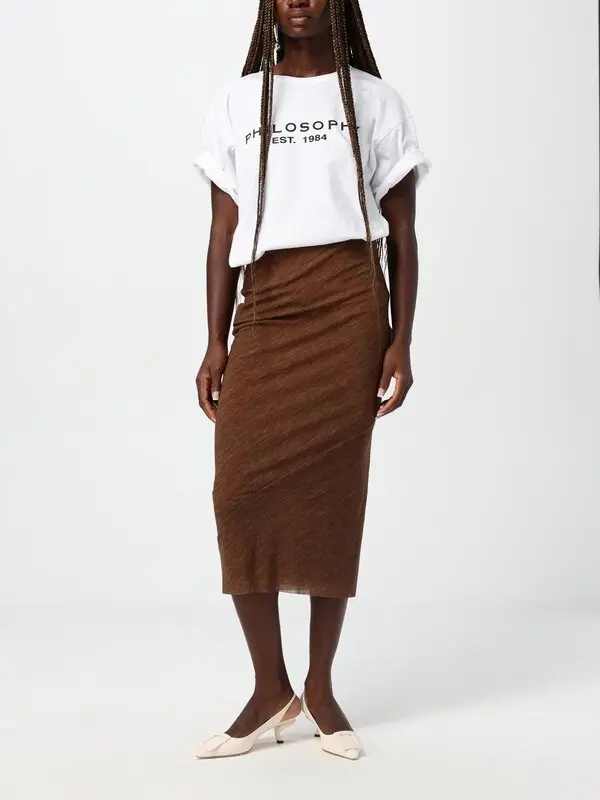 Philosophy Di Lorenzo Serafini Skirt - Brown