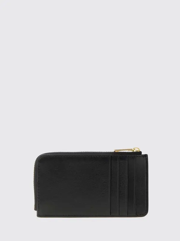 Tory Burch Quilted Leather Wallet With Gold Tone Logo