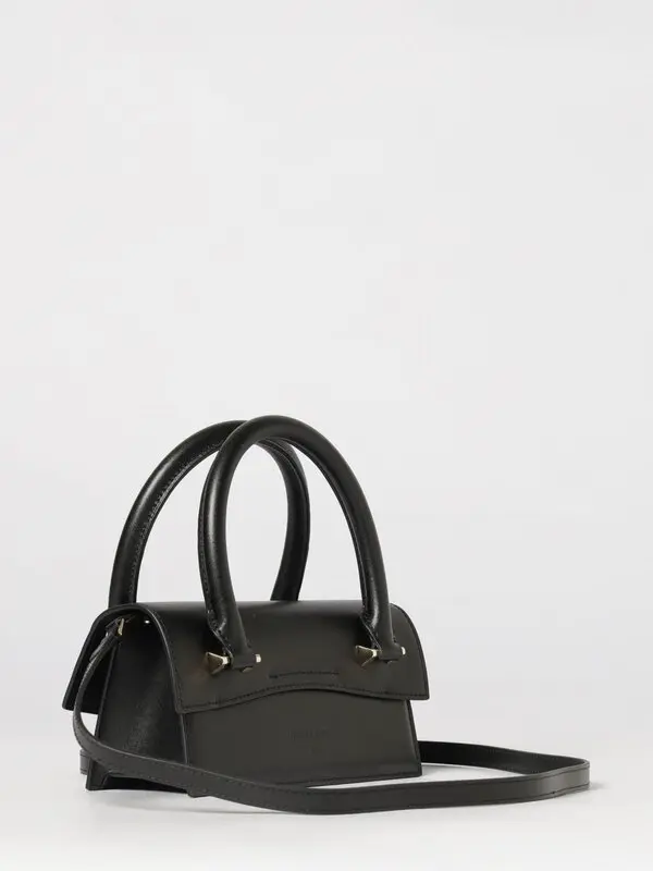 Patrizia Pepe Calfskin Leather Mini Handbag - Black