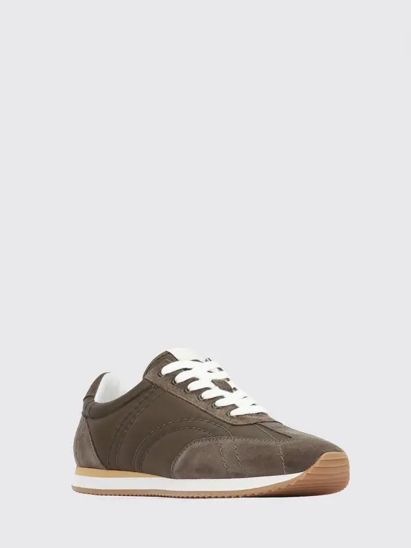 TOTEME Sport Nylon And Suede Sneakers