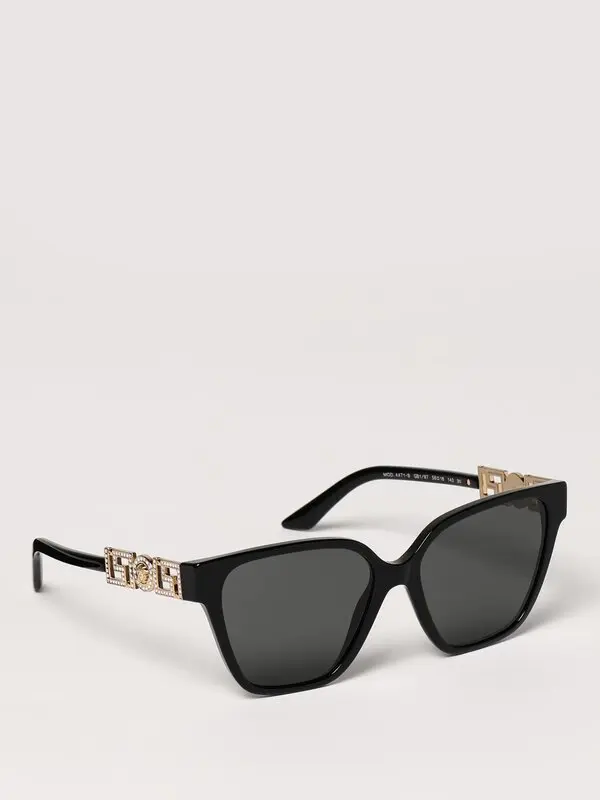 Versace Embellished Sunglasses - Black