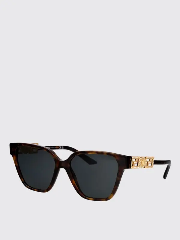 Versace Embellished Sunglasses - Brown
