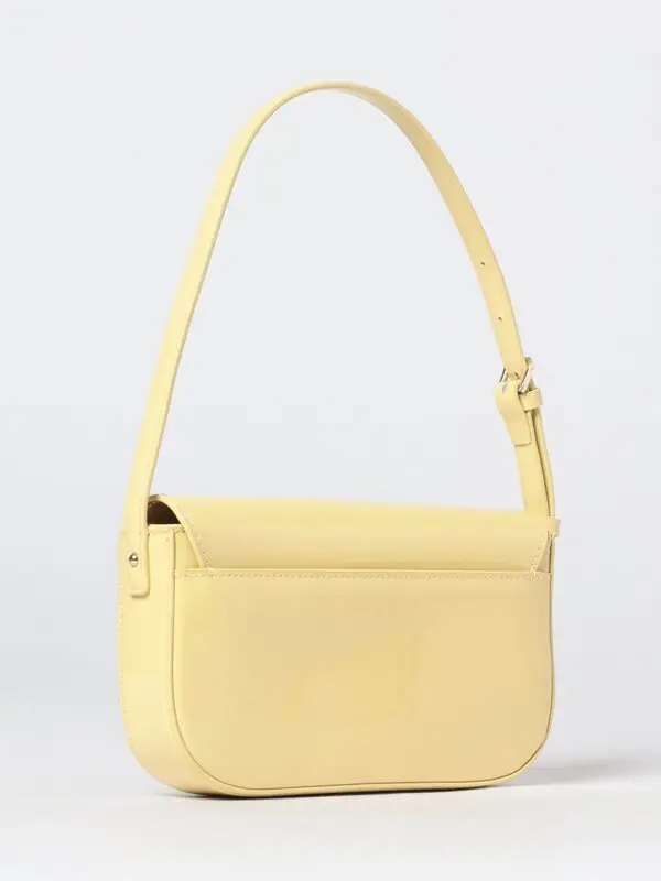 Patrizia Pepe Patent Leather Shoulder Bag With Fly Logo