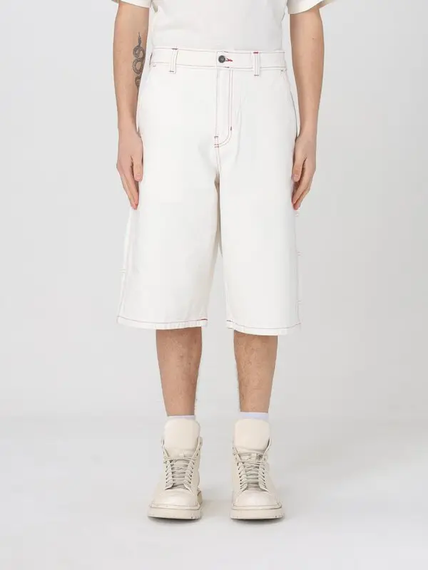 Dickies Contrast Stitch Shorts - White