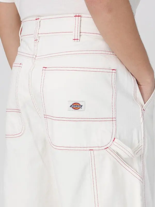 Dickies Contrast Stitch Shorts - White