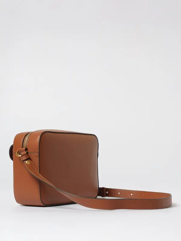 COCCINELLE Leather Shoulder Bag With Turn Lock Closure