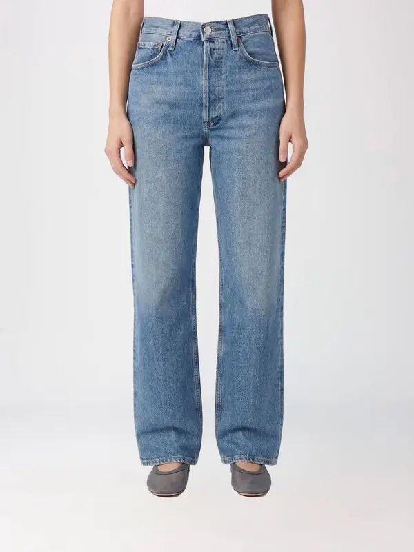 AGOLDE Straight Cotton Jeans